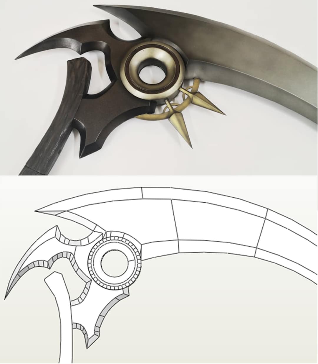 Vtuber Hololive EN Mori Calliope Weapon Pdo/pepakura File - Etsy