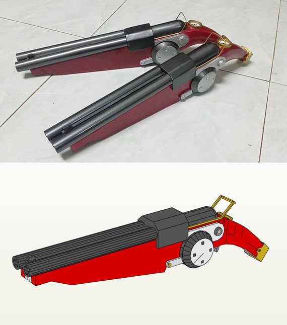 Kabaneri of the Iron Fortress Mumei Gun Pepakura PDO File - Etsy