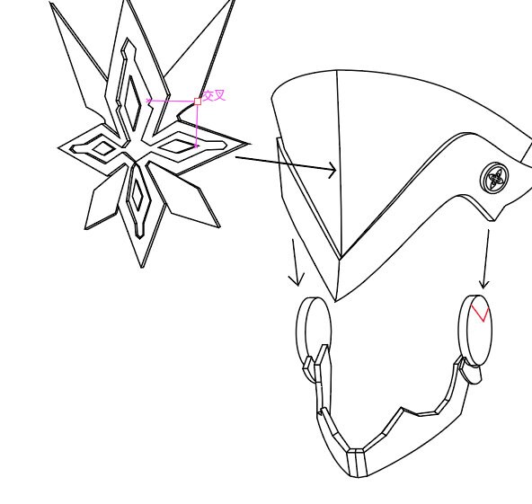 Genshin Impact Il Capitano Helmet Mask EVA Foam Template & Pattern ...