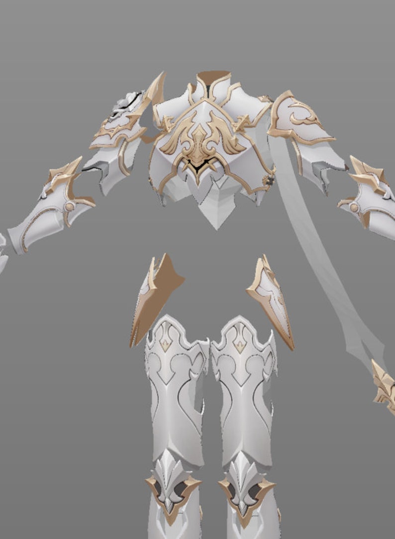 Honkai Star Rail Argenti Armor Pepakura File/pdo - Etsy