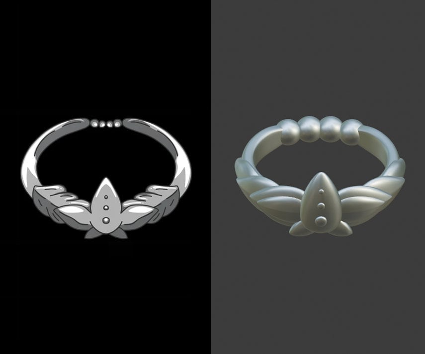 Frieren Beyond Journey's End the Mirror Lotus 3d Model/3d Print/stl - Etsy