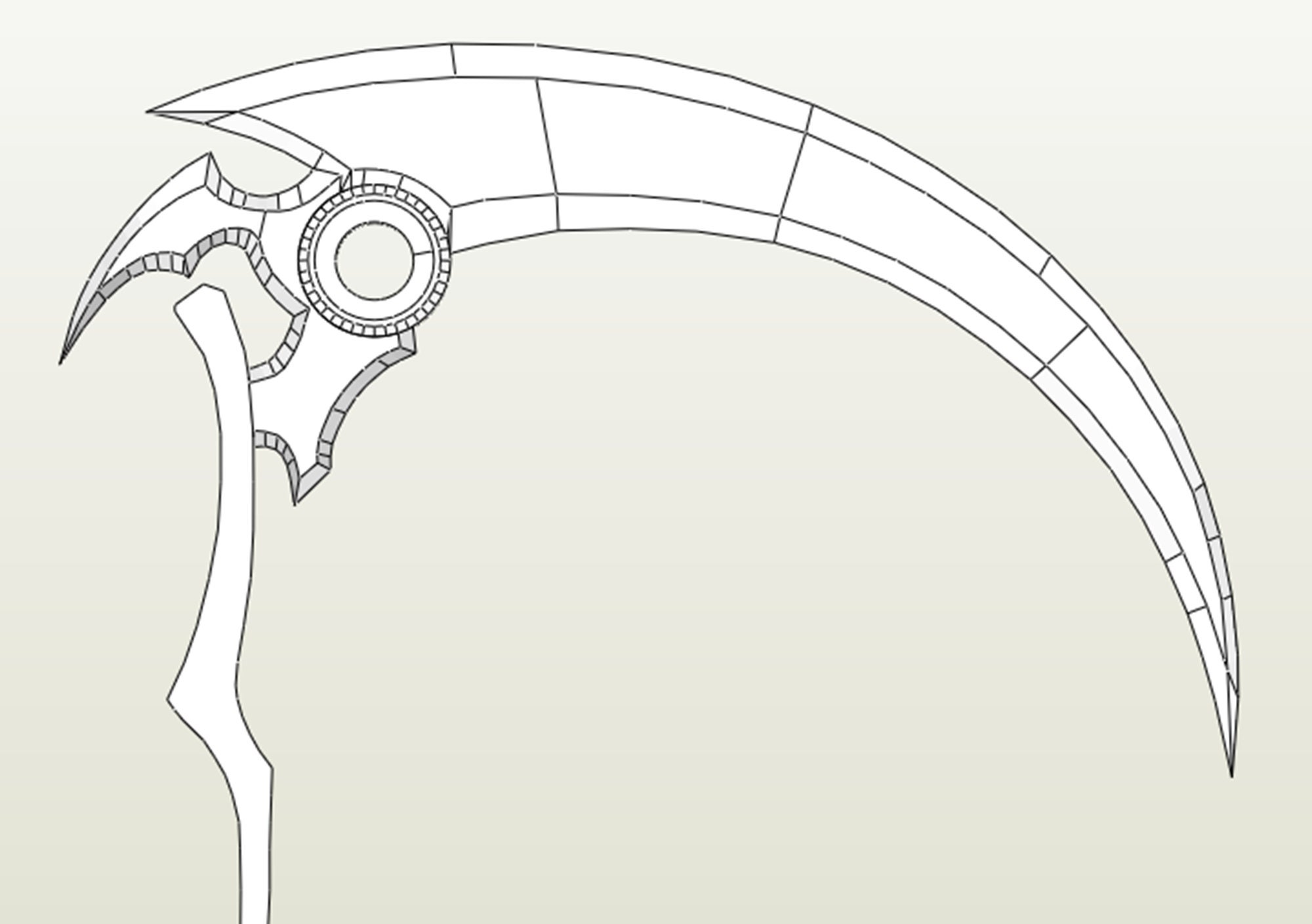 Vtuber Hololive EN Mori Calliope Weapon Pdo/pepakura File - Etsy Canada