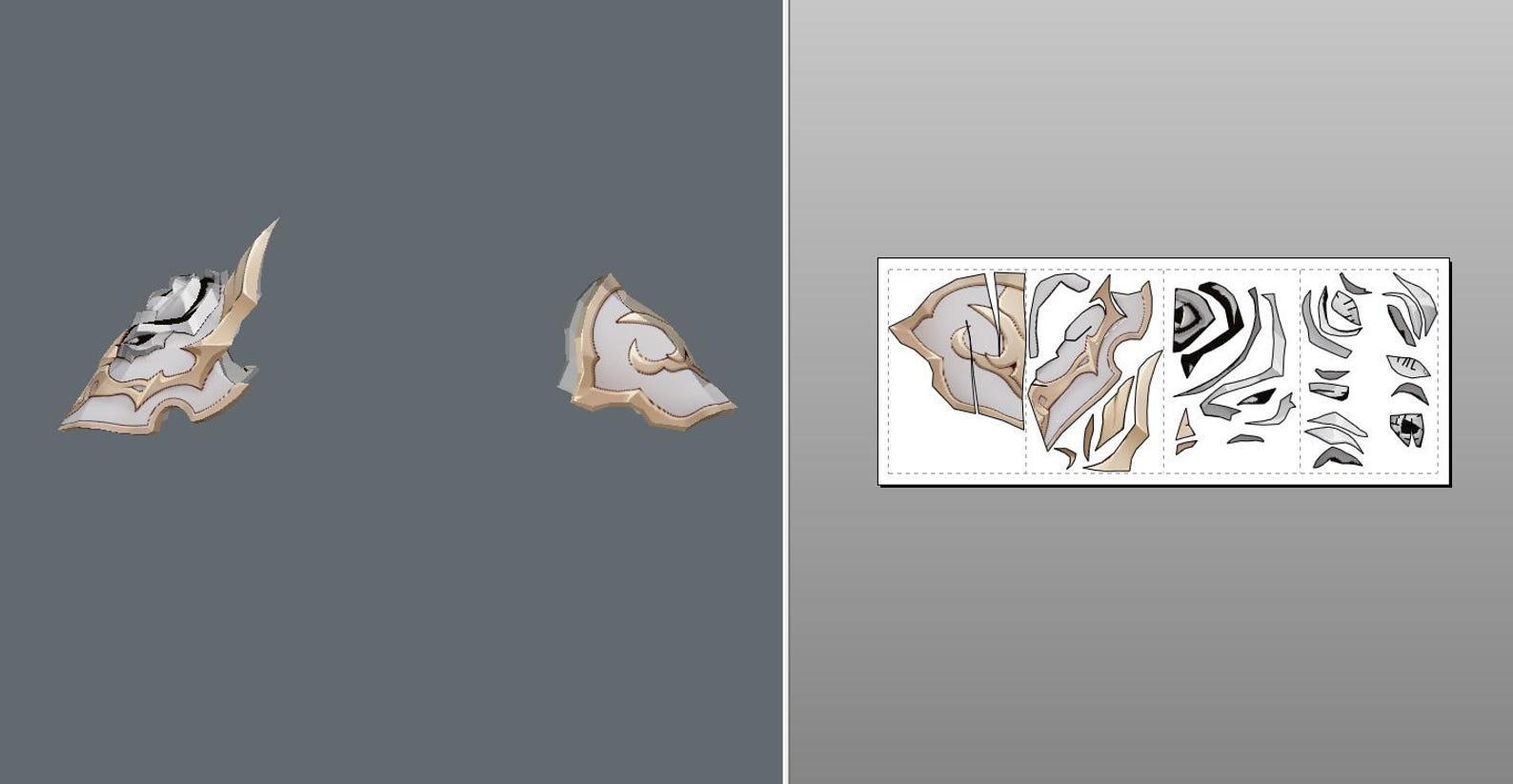 Honkai Star Rail Argenti Armor Pepakura File/pdo - Etsy