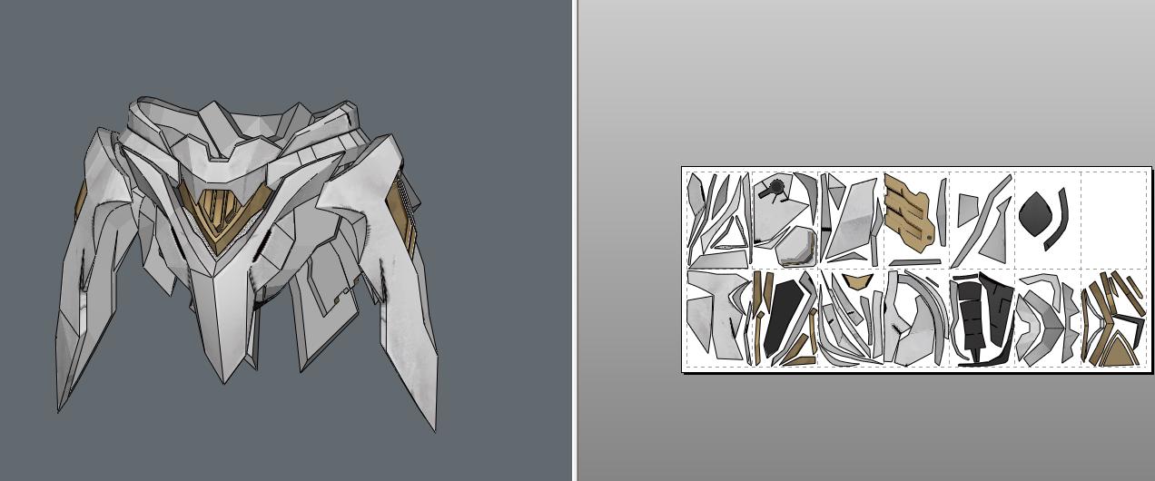 Honkai Star Rail Stellaron Hunter Sam Armor Pepakura File/pdo/eva Foam ...
