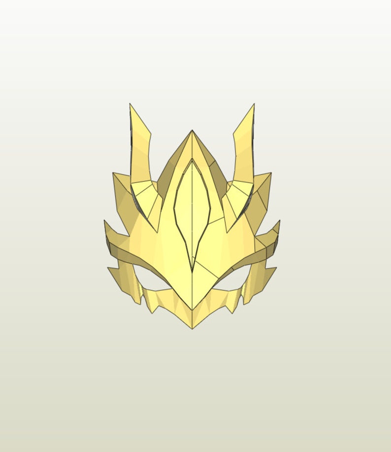 FGO Prince of Lanling Mask Pepakura File/pdo - Etsy