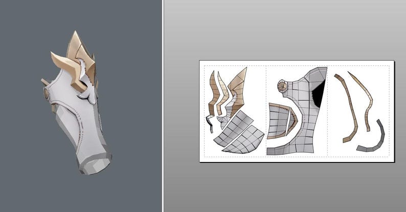 Honkai Star Rail Argenti Armor Pepakura File/pdo - Etsy