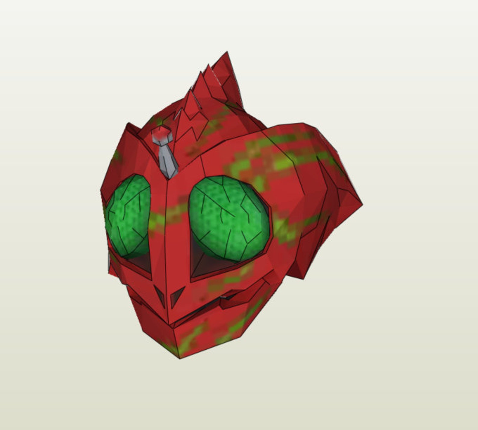 Kamen Rider Amazons Alpha Cosplay Armor Pepakura File/pdo - Etsy