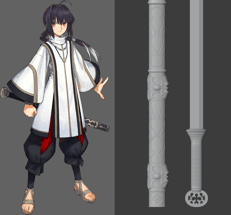 FRS Fate Samurai Remnant Saber Yamato Takeru Sword 3d Model/stl - Etsy