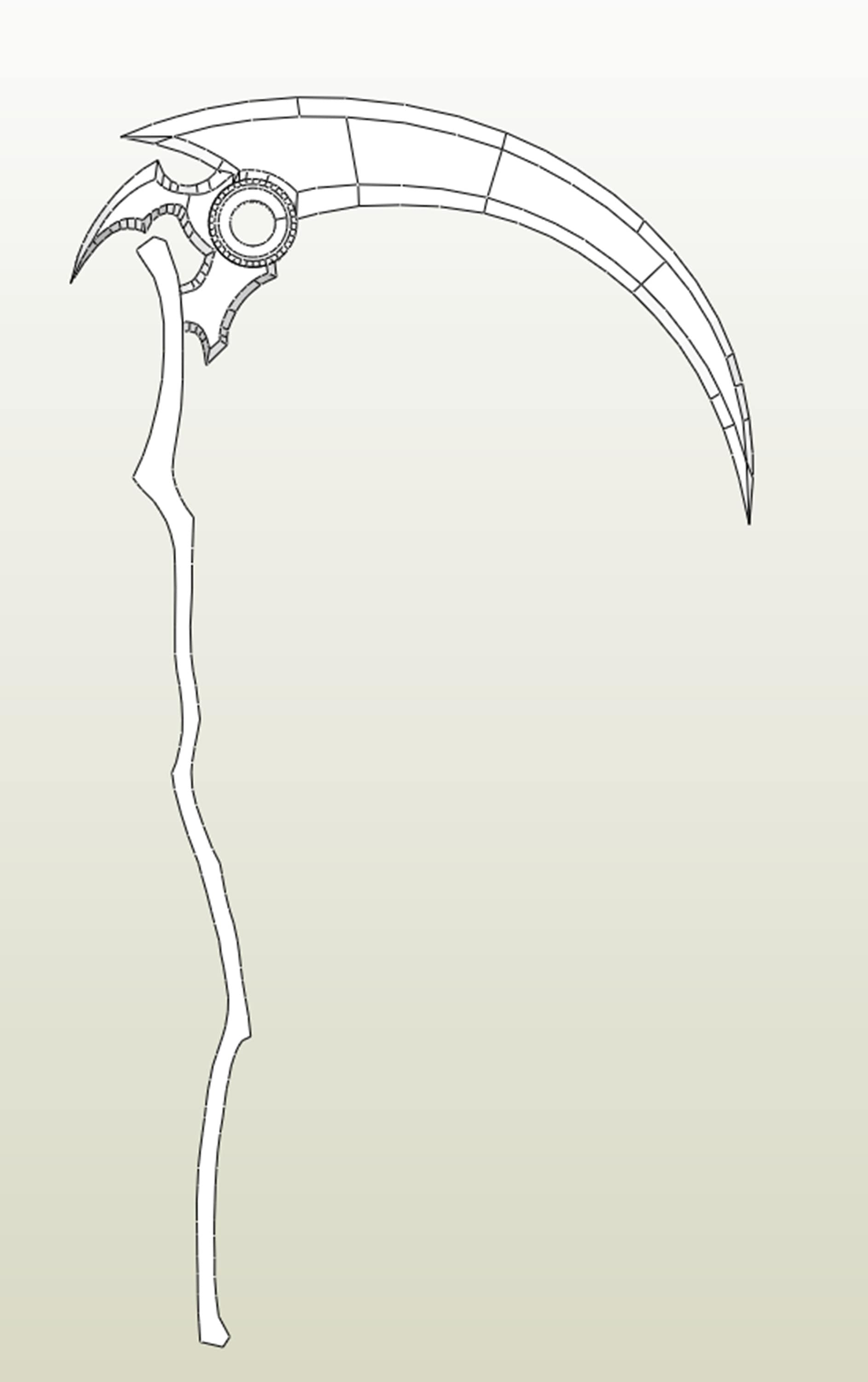 Vtuber Hololive EN Mori Calliope Weapon Pdo/pepakura File - Etsy Canada