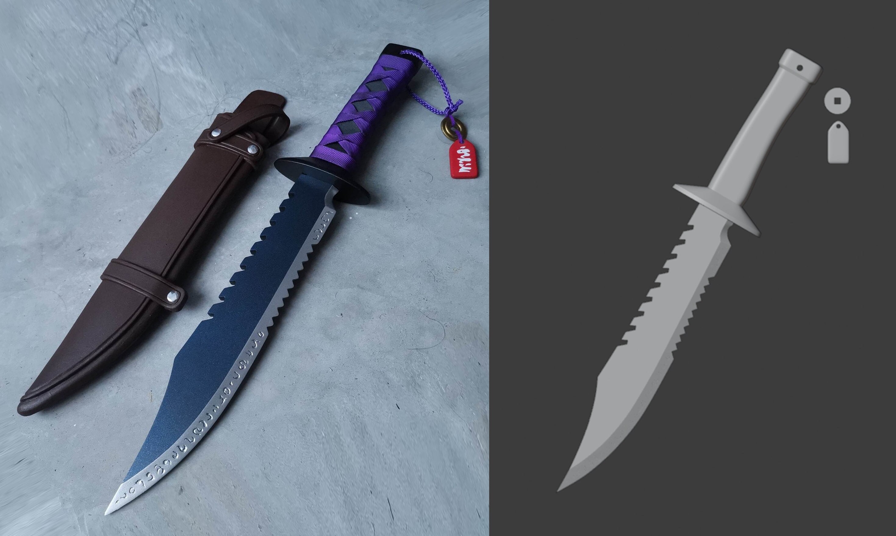Vtuber Shxtou(shoto) Knife 3d Model/3d Print/stl - Etsy