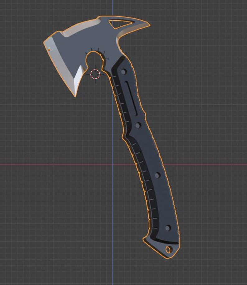 Resident Evil Requiem Leon S. Kennedy Axe Hatchet 3d Print File/stl ...