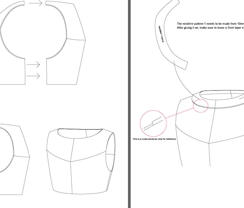 Delicious in Dungeon Laios Touden Armor EVA Foam Template & Pattern ...