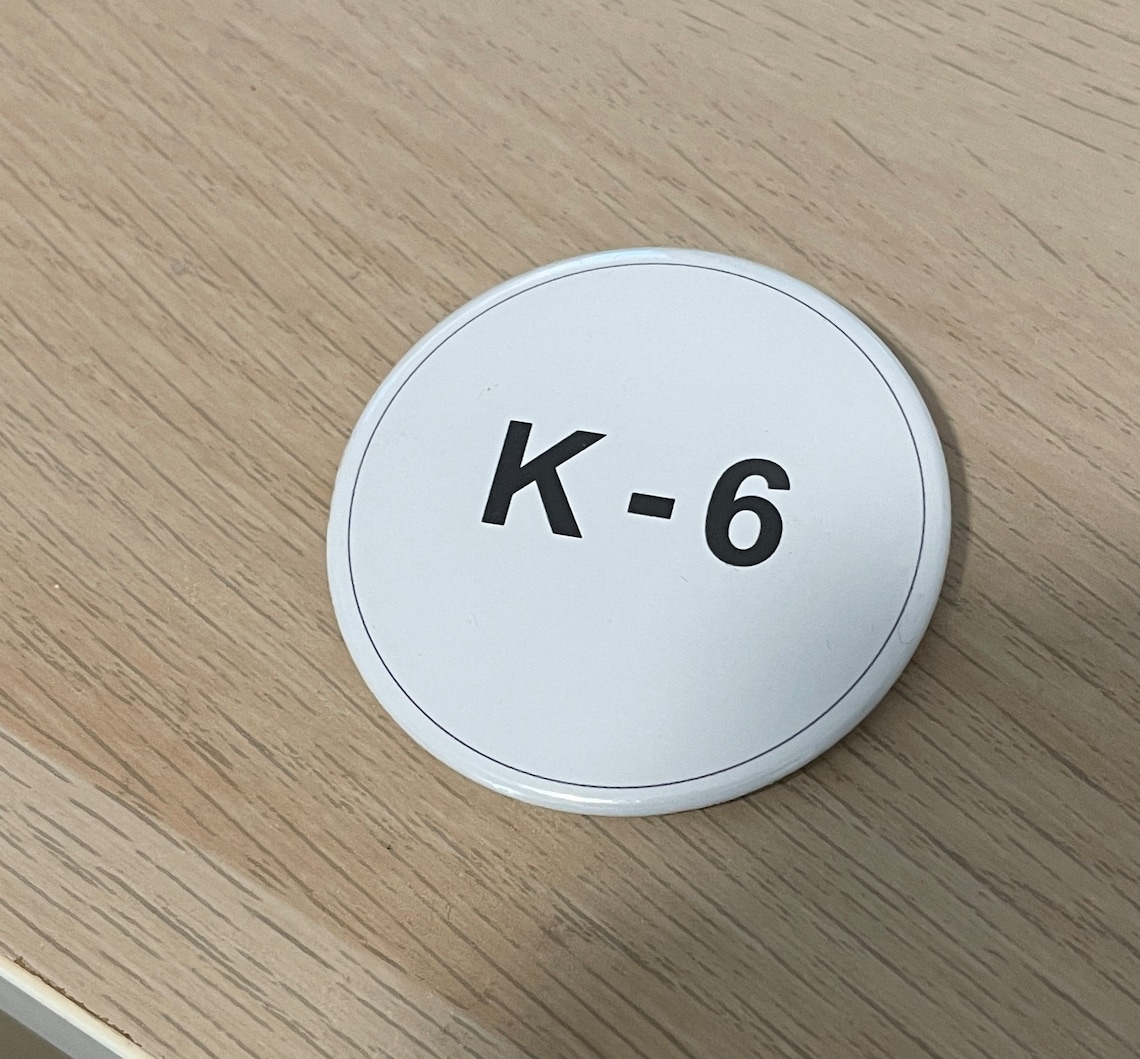 Oppenheimer K-6 Badge Oppenheimer Security Badge - Etsy