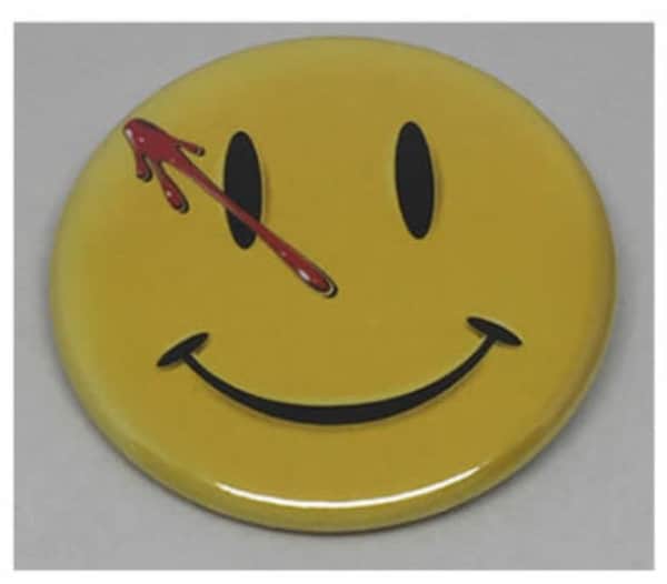 Watchmen Smiley Face Button