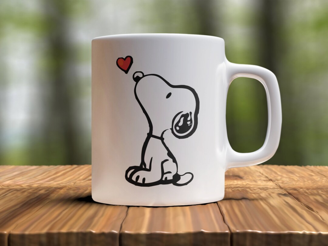 Snoopy Mug - Etsy UK