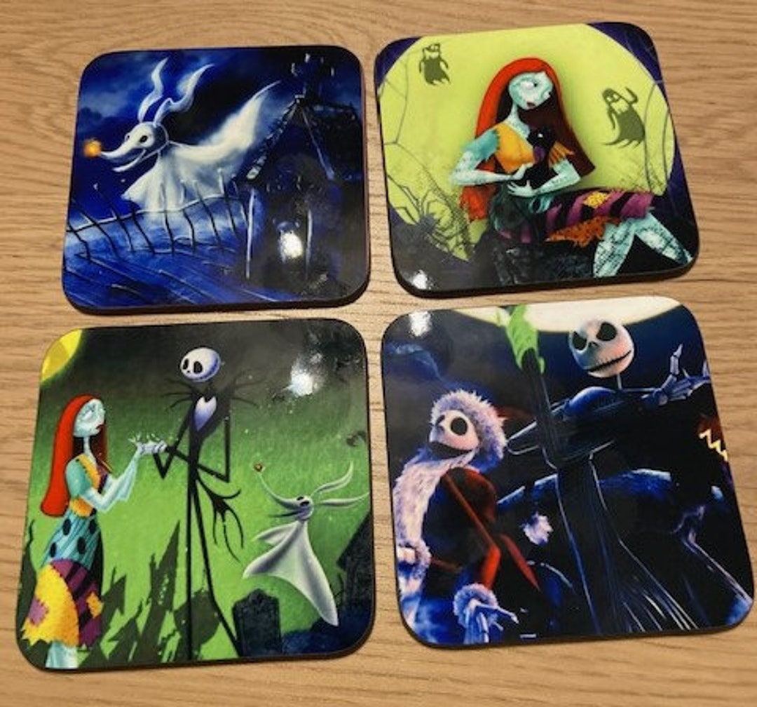Nightmare Before Christmas Coasters - Etsy