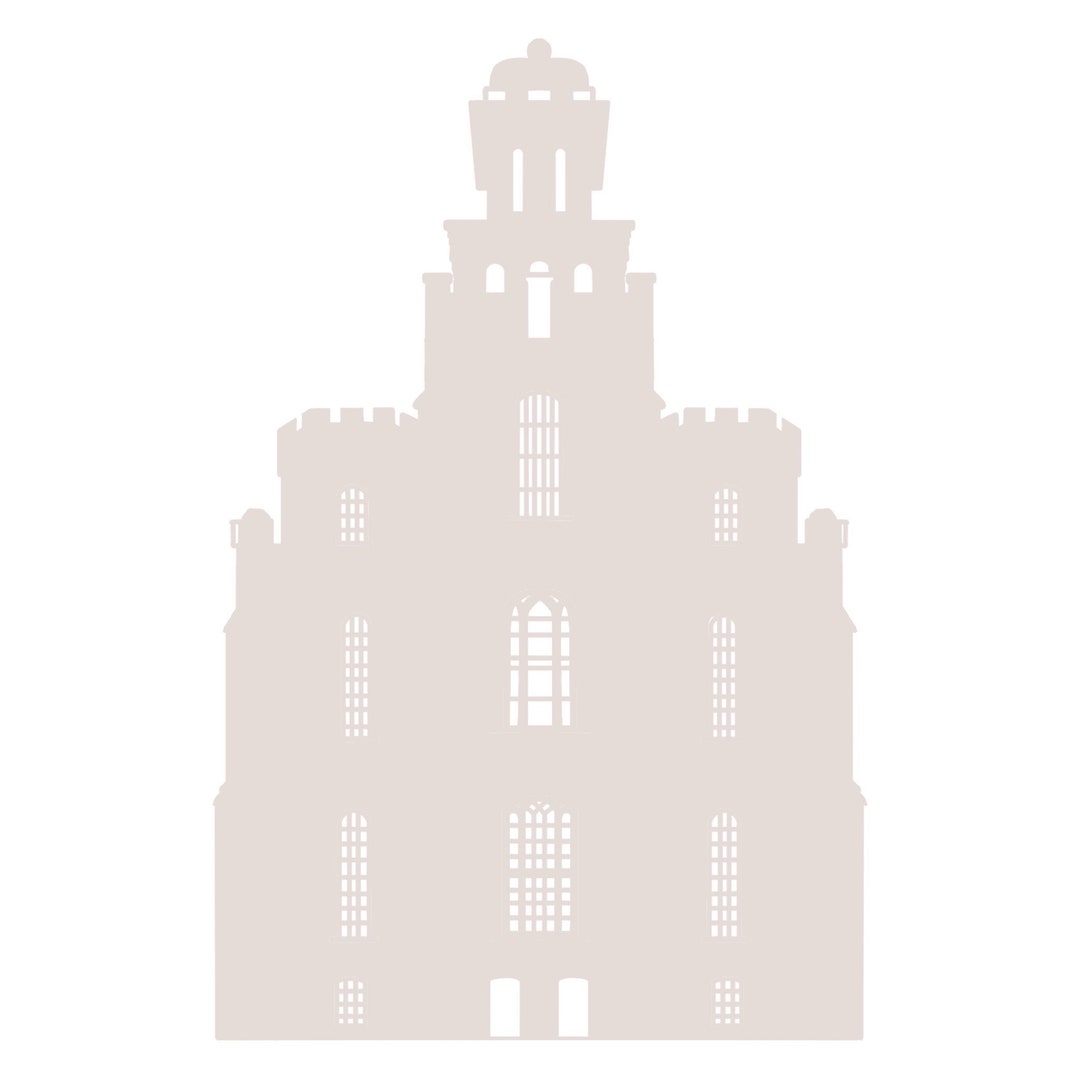 LDS Logan Temple Art - Etsy