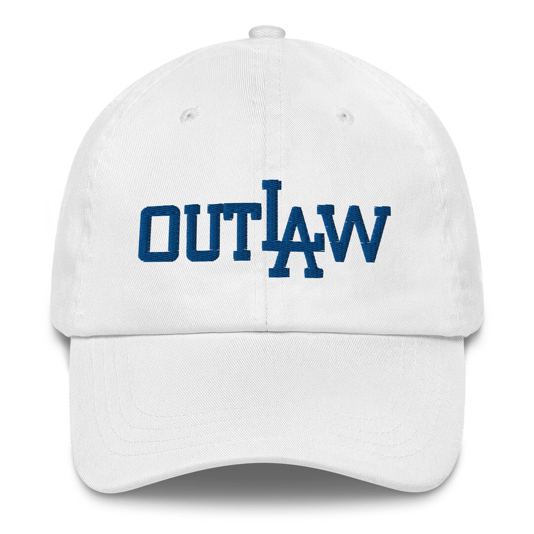 Outlaw Dodgers-inspired Hat Embroidered Dat Hat Los Angeles LA Cowboy ...