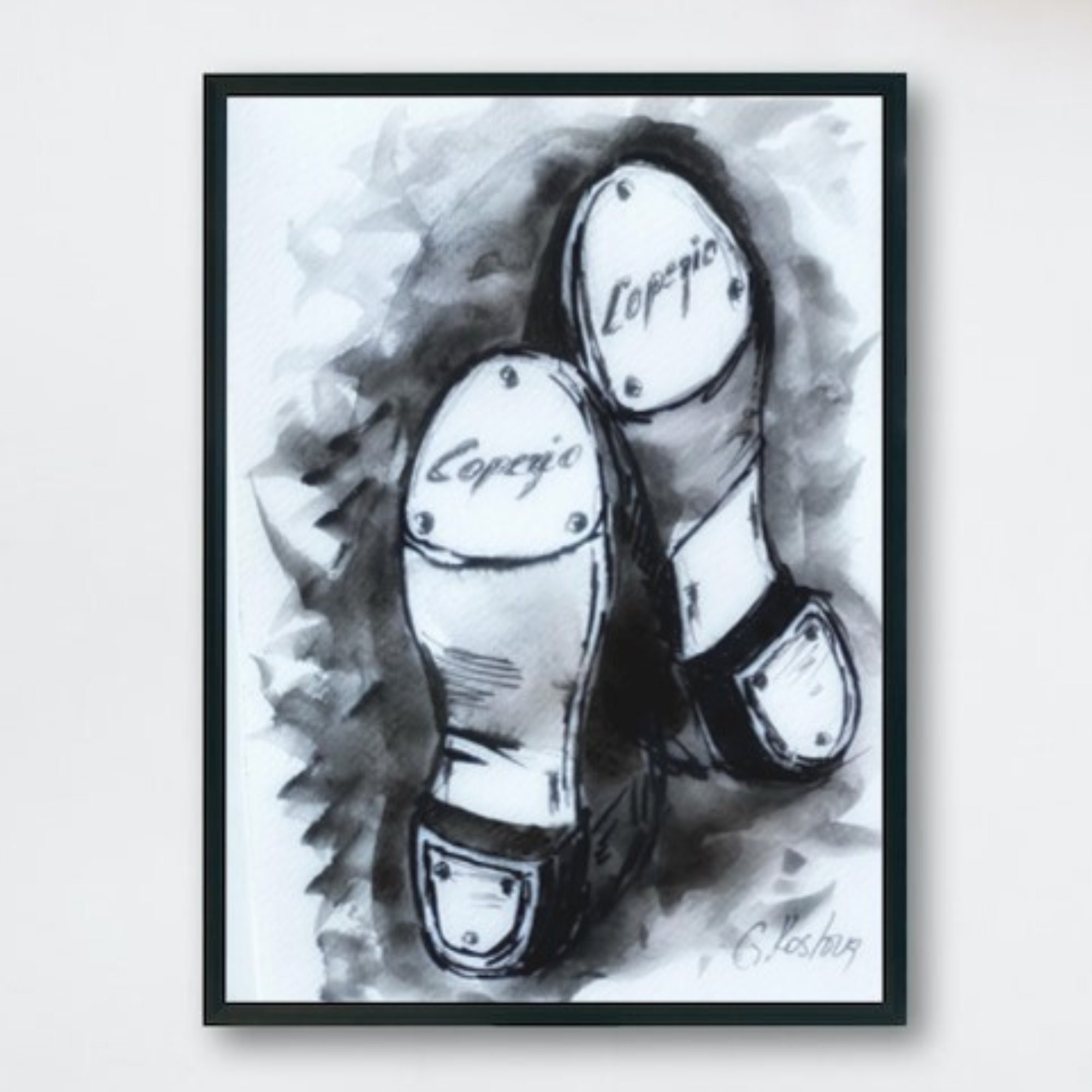 Custom Tap Dance Shoes Poster, Tap Dancer Name Art, Tap Dancer Gift ...