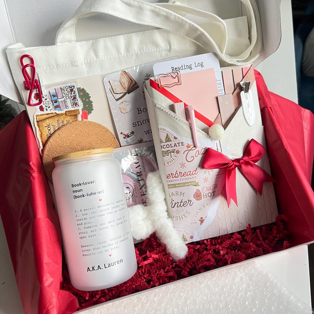 Mystery Book Gift Box, Personalized Book Lover Set - Etsy