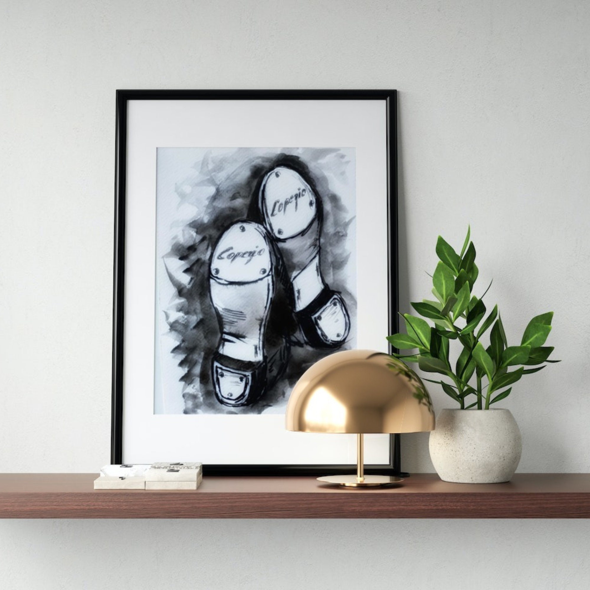 Custom Tap Dance Shoes Poster, Tap Dancer Name Art, Tap Dancer Gift ...