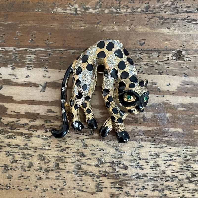 Leopard Brooch Pin - Etsy