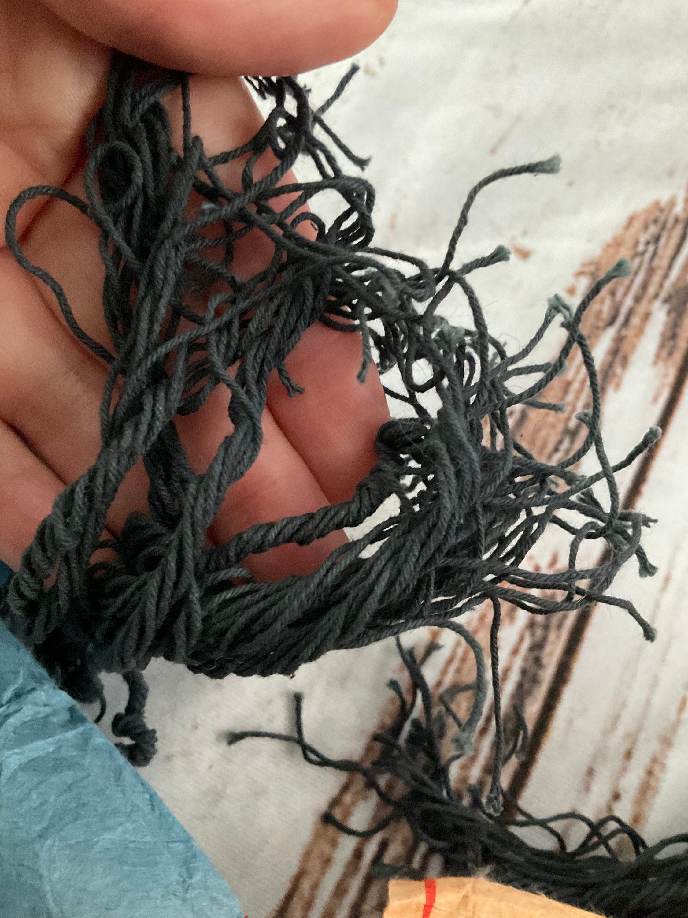 Two Vintage Handmade Paper Mache and String Dolls - Etsy