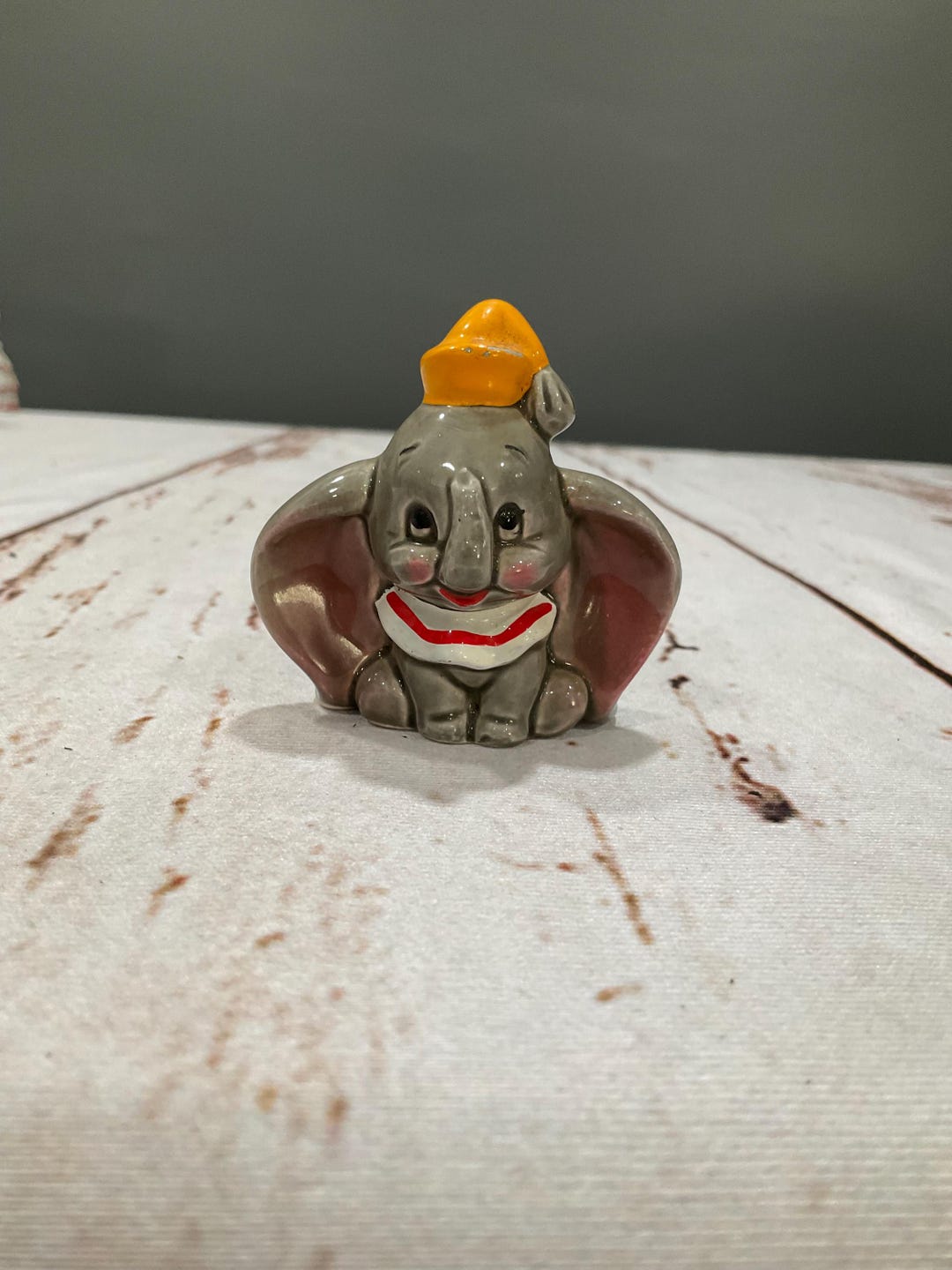 Vintage Disney Dumbo Elephant Miniature Ceramic Figurine Made in Japan ...
