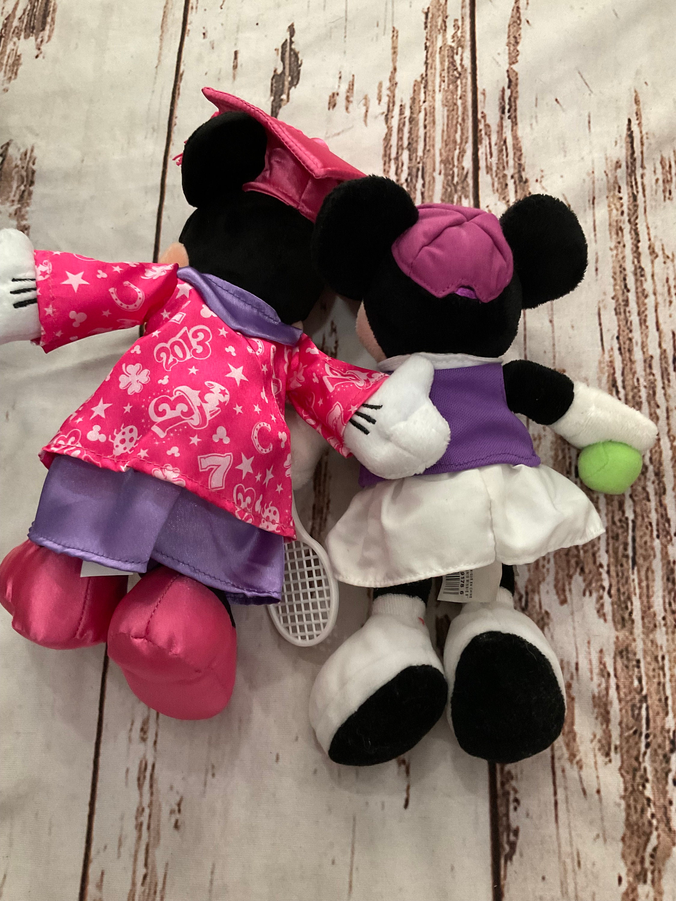 Four Minnie Mouse Plushies - Etsy