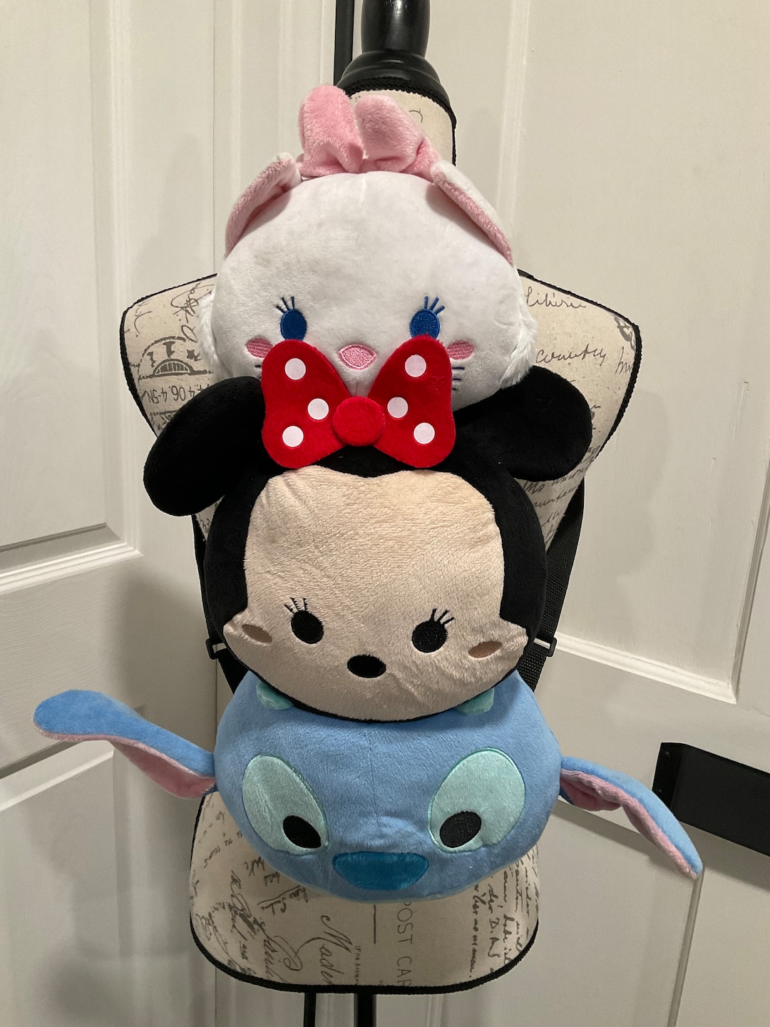 Disney Tsum Tsum Stitch Minnie Marie 18 Plush Backpack - Etsy