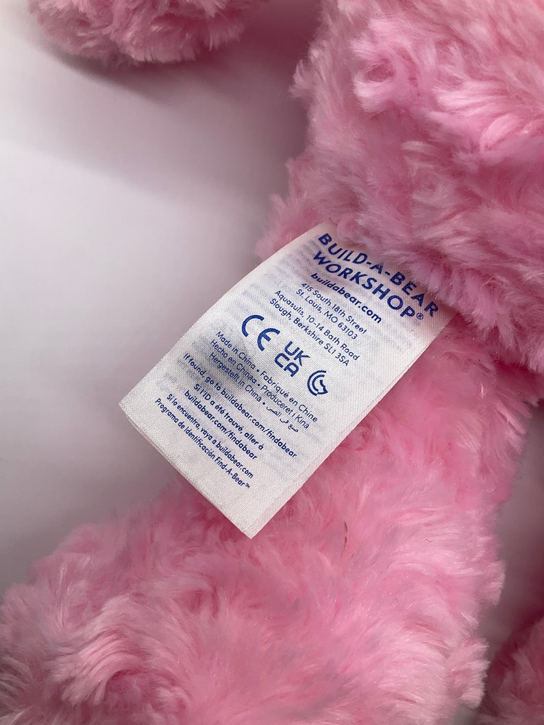 Build A Bear Talking 16 Pink Plush Bear - Etsy