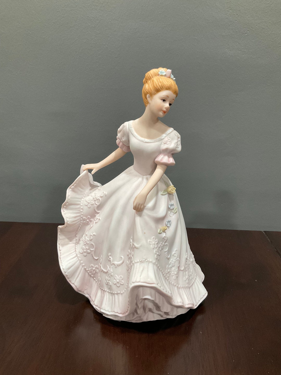 Homco Home Interiors Masterpiece Porcelain Figure 1993 Lady Caroline - Etsy
