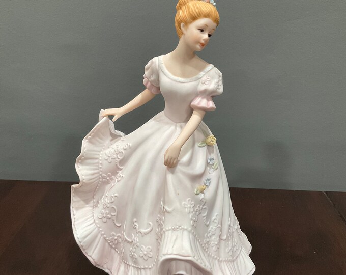 Homco Home Interiors Masterpiece Porcelain Figure 1993 Lady Caroline - Etsy