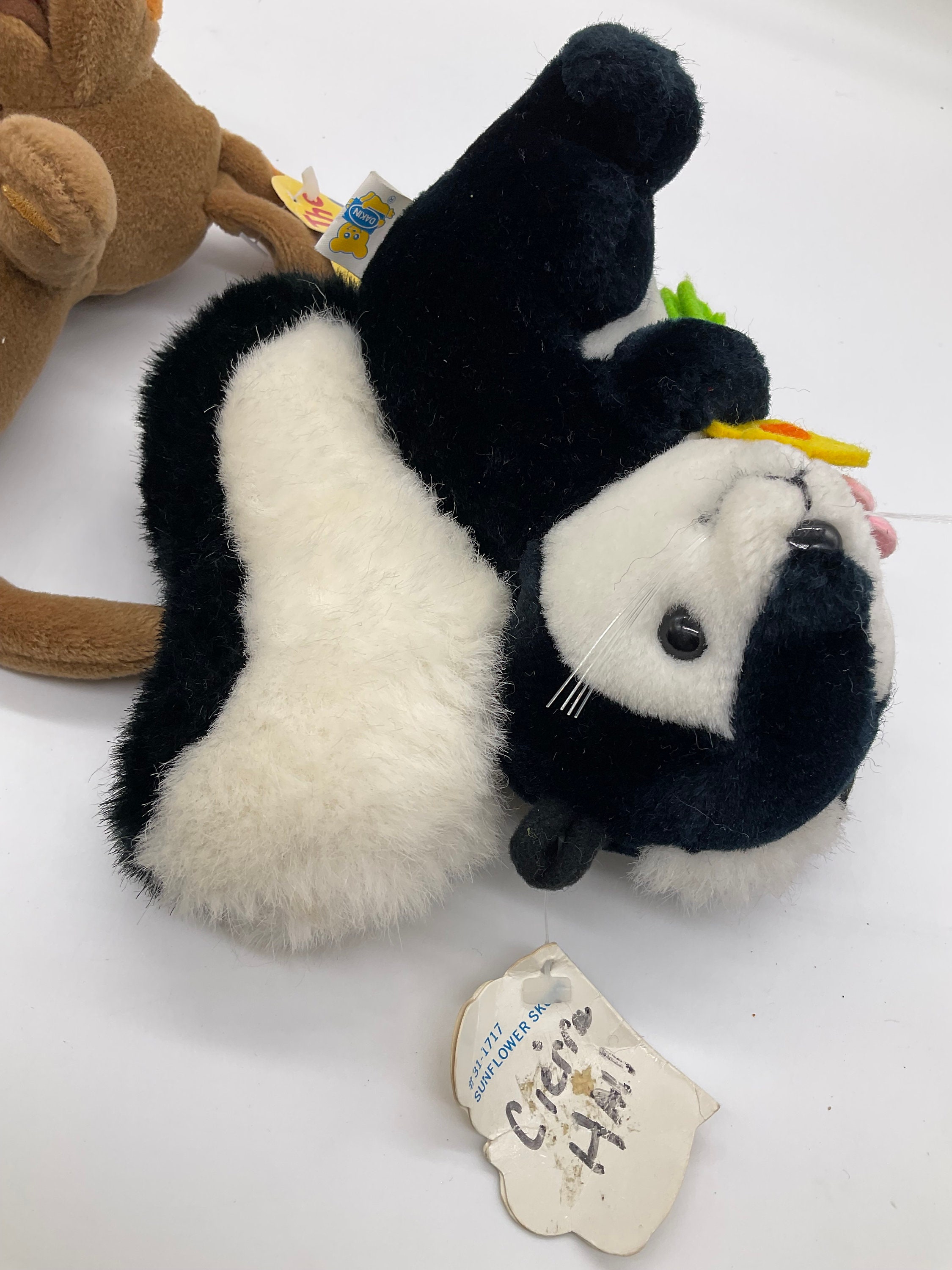 Vintage Wiggles Dog and Dakin Skunk - Etsy