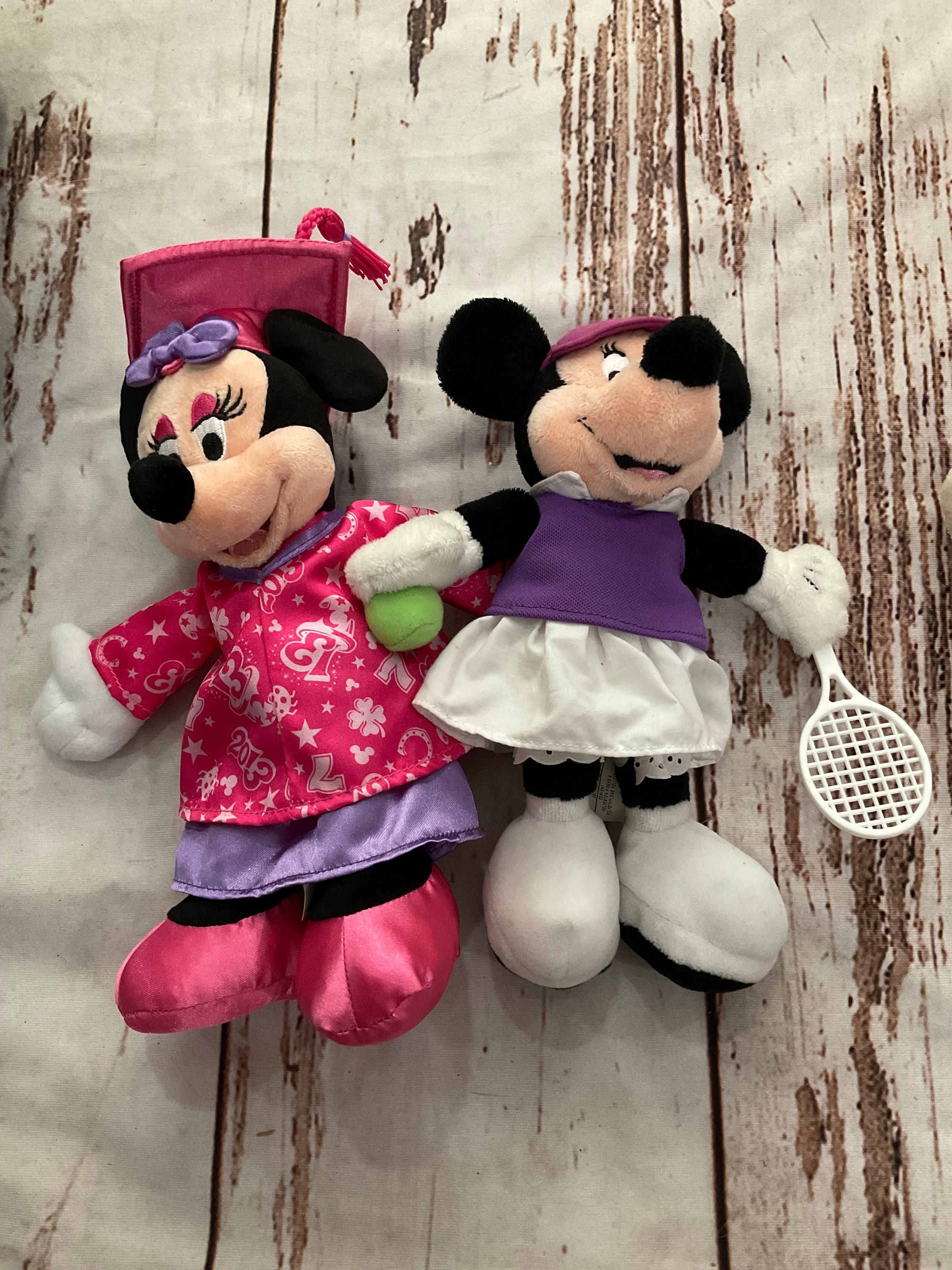 Four Minnie Mouse Plushies - Etsy