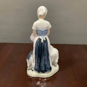 Vintage Andrea by Sadek Fine Porcelain Woman With Sheep - Etsy