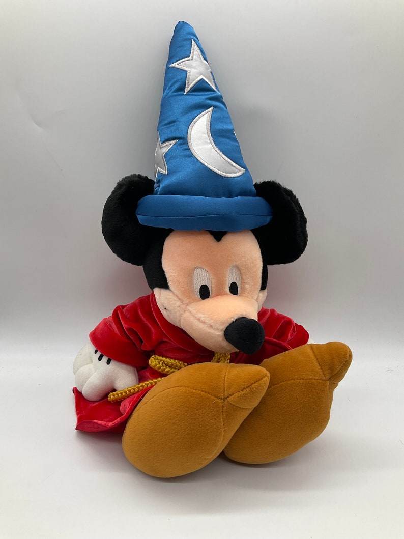 Mickey Mouse Fantasia Wizard 20 Plushie - Etsy