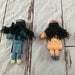 Two Vintage Handmade Paper Mache and String Dolls - Etsy