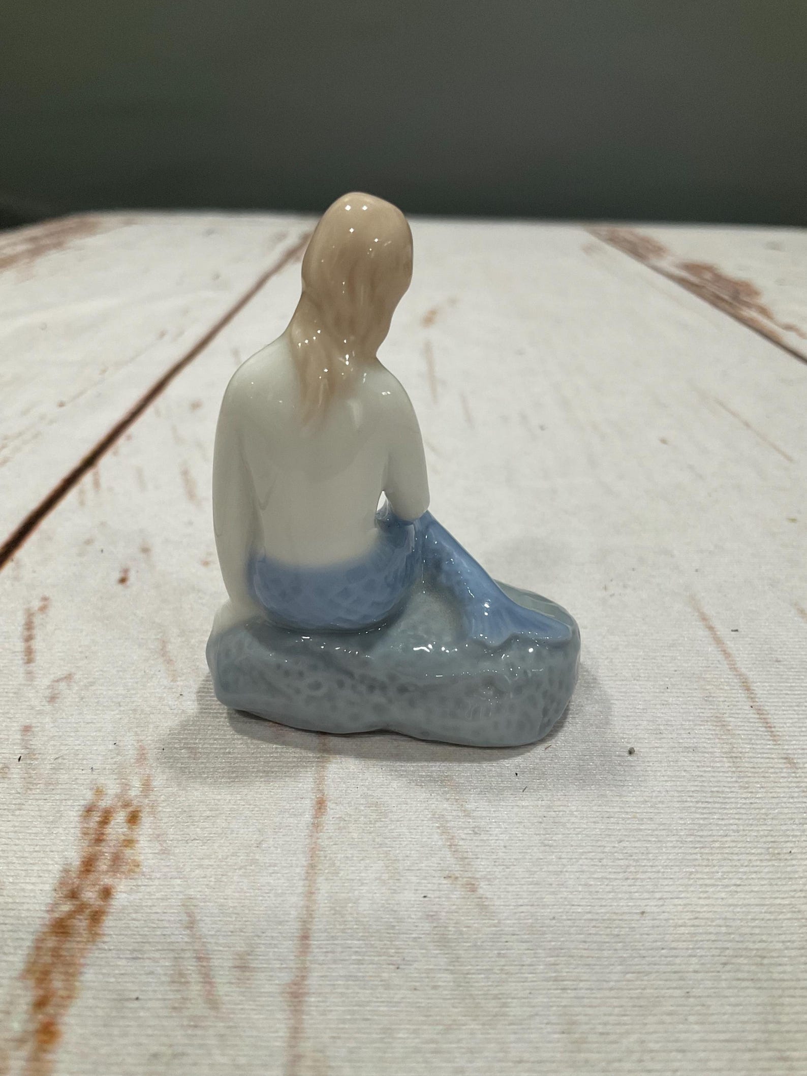 Vintage Little Mermaid Ceramic Porcelain Glazed Figurine - Etsy