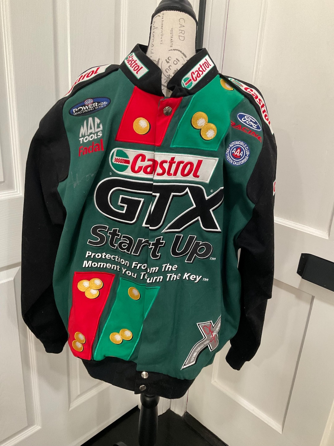Signed John Force Drag Racing Castrol Team Racing Jacket - Etsy
