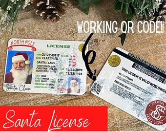 Santa ID / Santa Travel Card / Christmas Surprise for Kids - Etsy