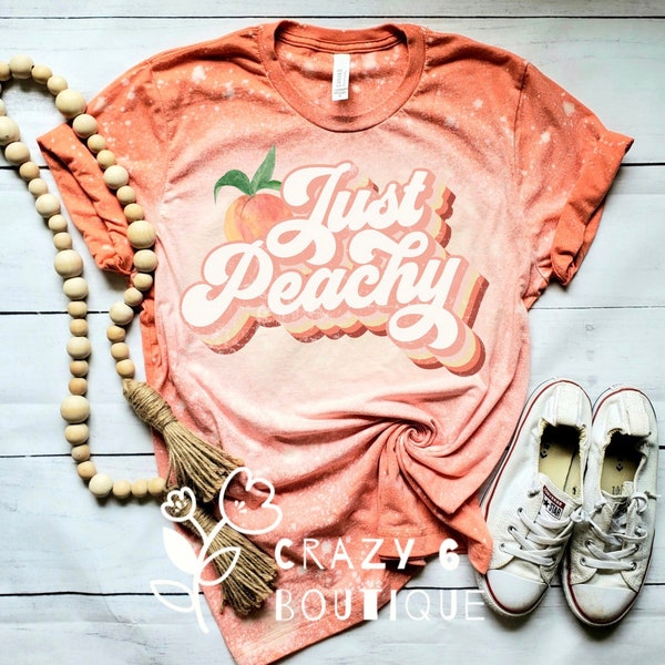 Just Peachy Shirt - Etsy