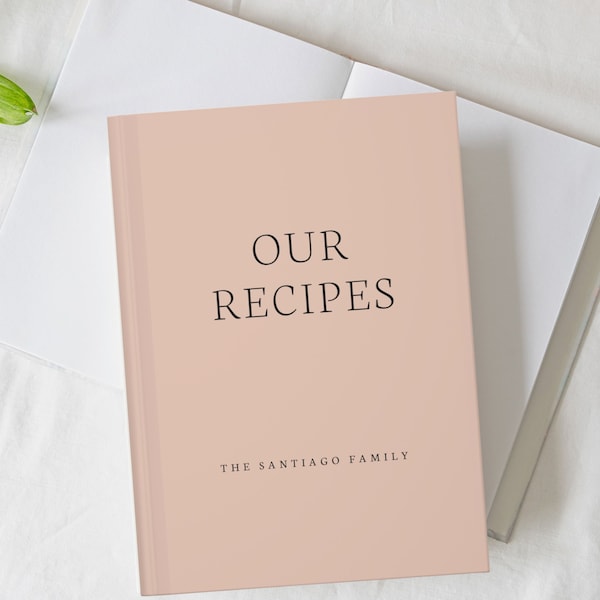 Personalized Cookbook - Etsy