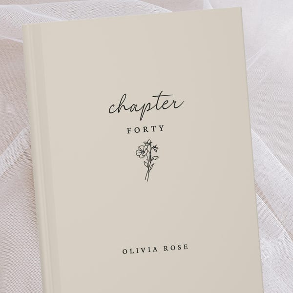 40th Chapter Journal - Etsy UK