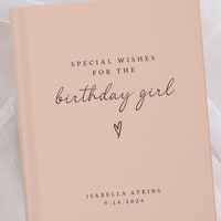 Special Wishes for the Birthday Girl- Happy Birthday Guest Book ...