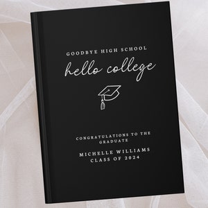 Personalized High School Graduation Party Guest Book- Class of 2025 ...