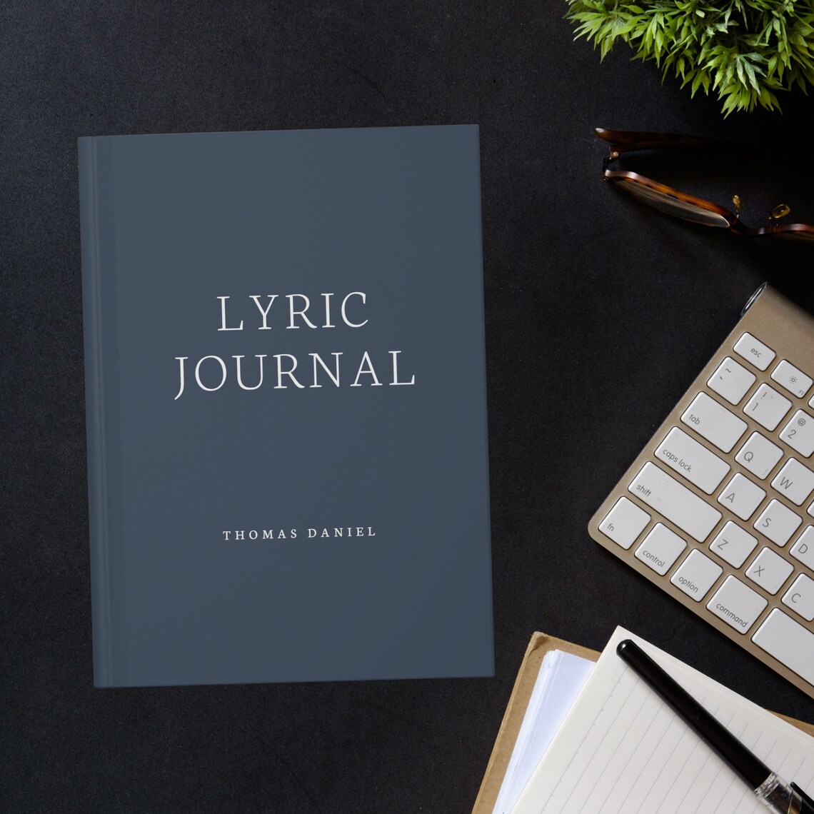Personalized Lyric Journal- Lyrical Writer Gift- Custom Songwriters ...