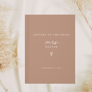 Letters to the Bride Notebook- Dear Bride- Personalized Name Book ...