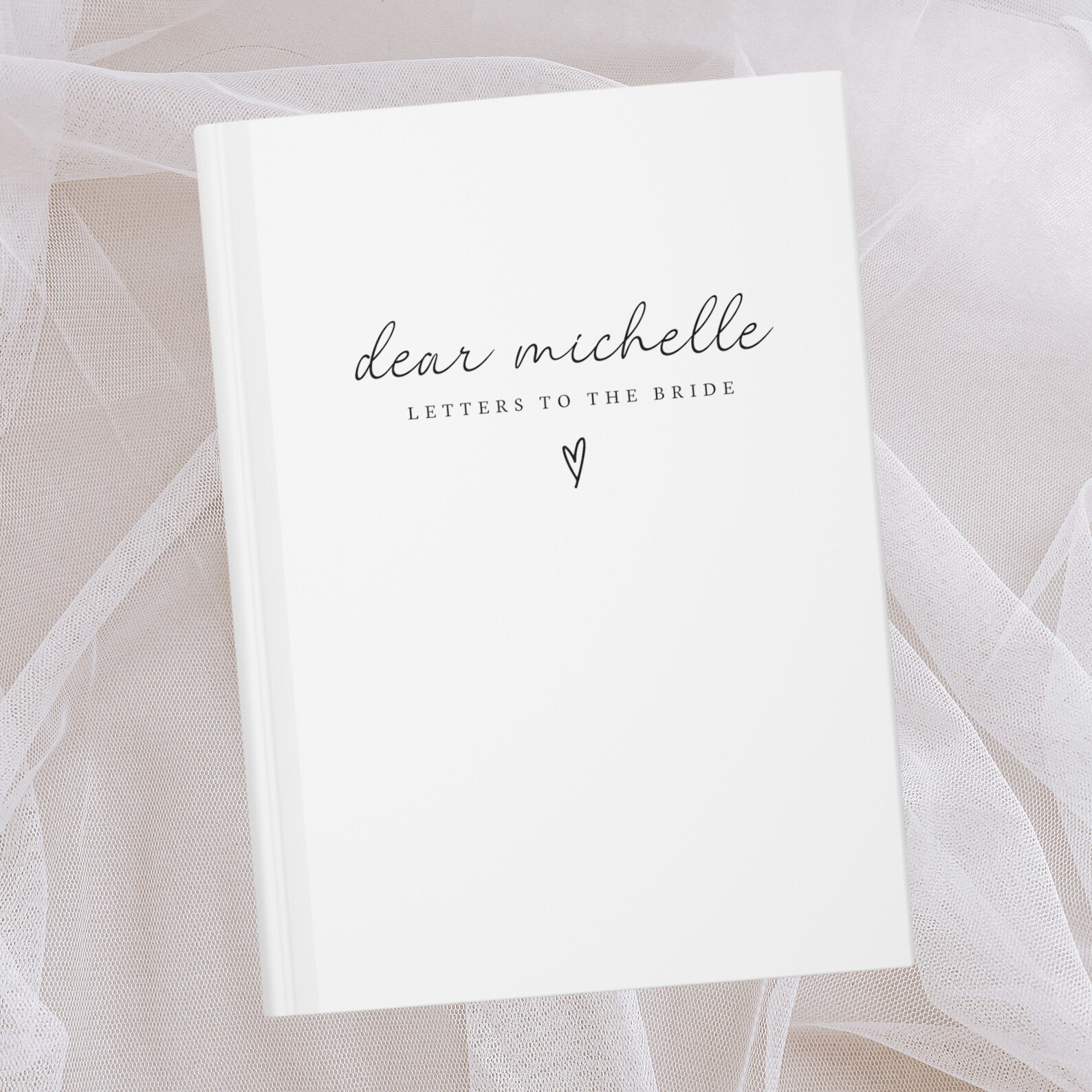 Letters to the Bride Notebook- Dear Bride Journal- Personalized Name ...