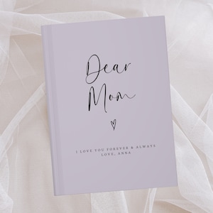 Dear Mom Custom Notebook Gift- Letters to My Mom Journal- Personalized ...